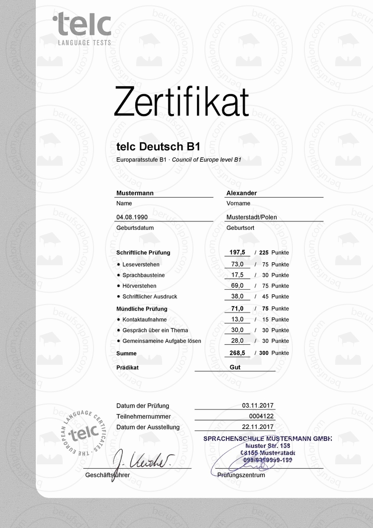 Buy Telc German Certificate Online - Telc German for Sale